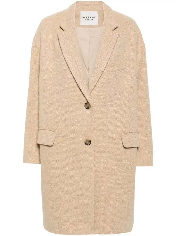 MARANT ETOILE Limiza Coat - Brown