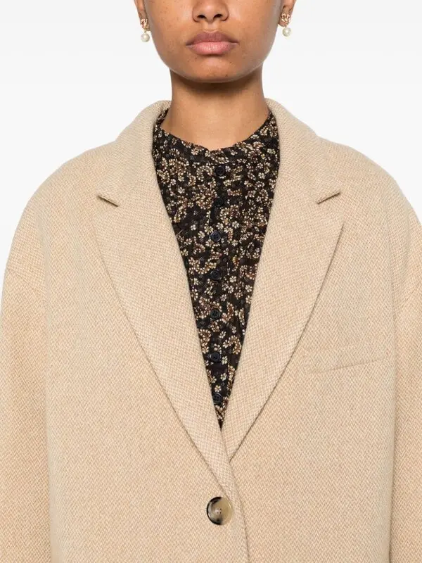 MARANT ETOILE Limiza Coat - Brown