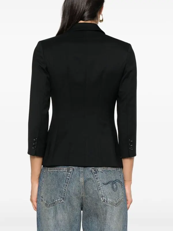 Elisabetta Franchi Multi-pocket Twill Blazer