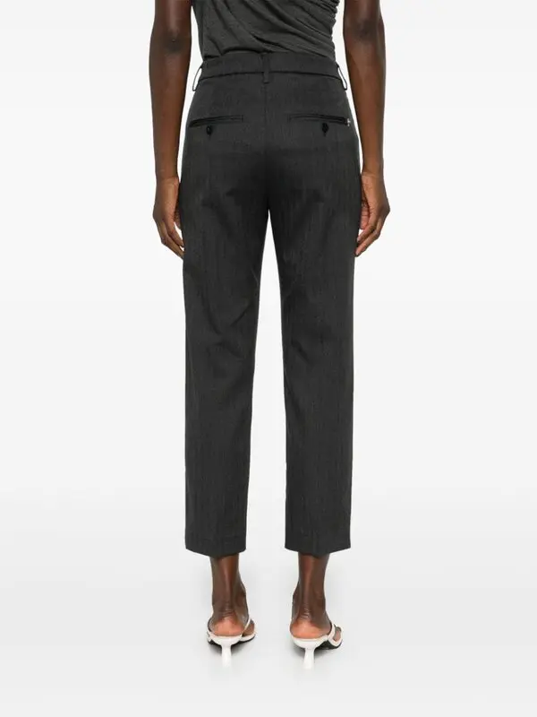 DONDUP High-waisted Cropped Trousers