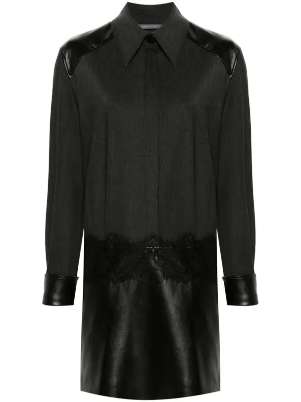 Alberta Ferretti Panelled Shirt-dress