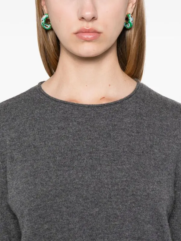 LISA YANG Ida Cashmere Sweater - Grey