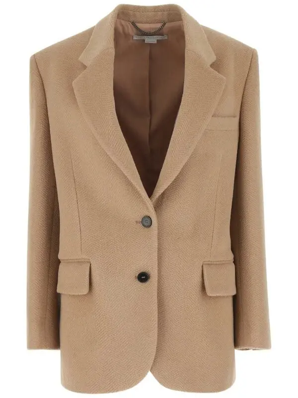 Stella McCartney Wool Blazer - Neutrals