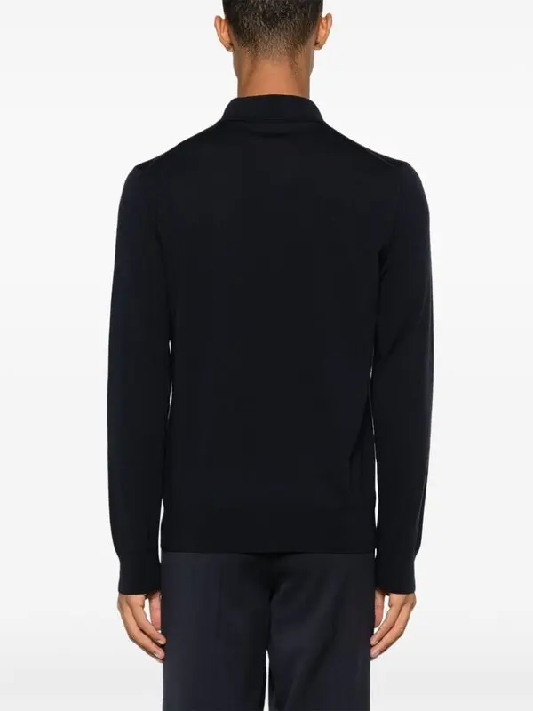 Brioni Zip-fastening Wool Polo Shirt