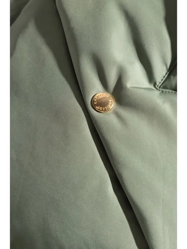 Khrisjoy High-neck Vest Jacket - Green