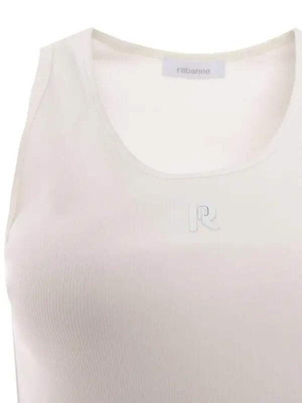 Rabanne Logo-embroidered Tank Top