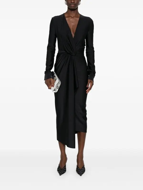 Philosophy Di Lorenzo Serafini Asymmetric Midi Dress