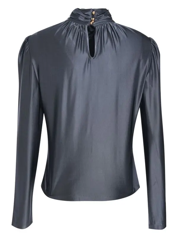 Rabanne High-neck Top - Grey