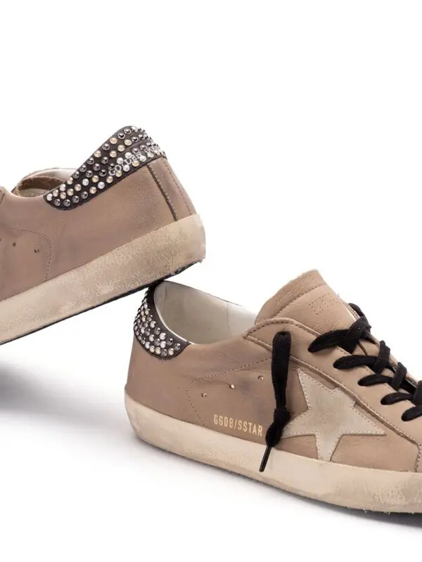 GOLDEN GOOSE Rhinestone-embellished Trainers