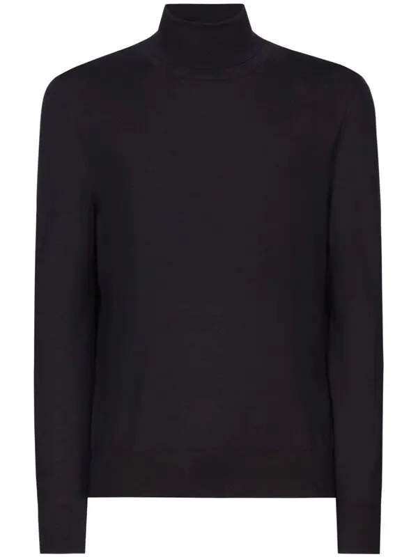 Dolce & Gabbana Roll-neck Jumper - Blue
