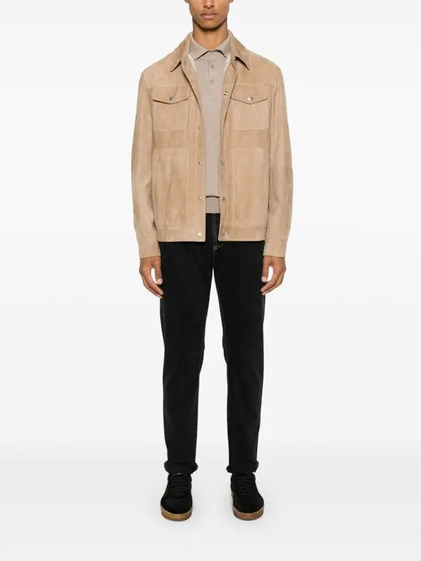 Brunello Cucinelli Fine-knit Polo Shirt