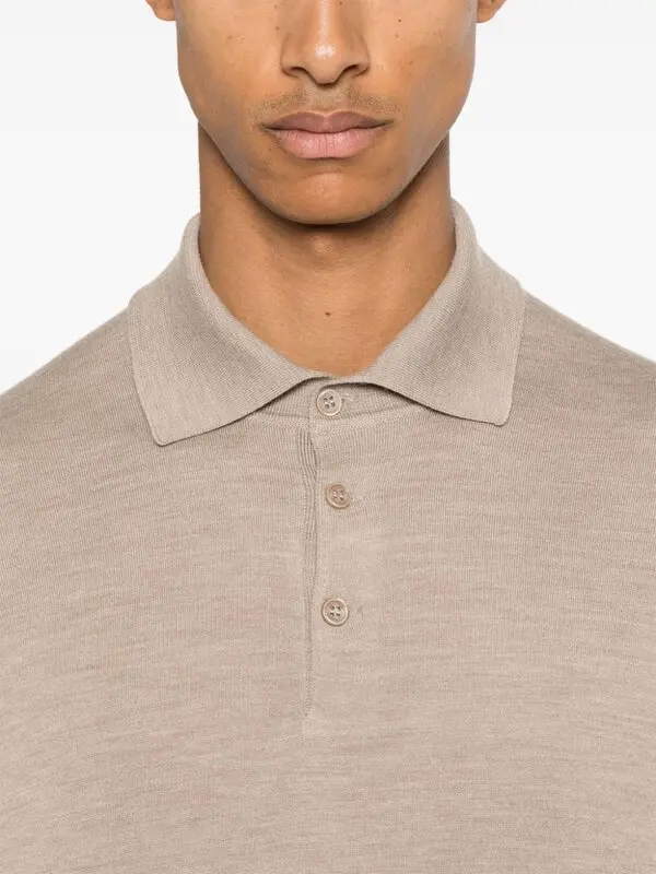 Brunello Cucinelli Fine-knit Polo Shirt