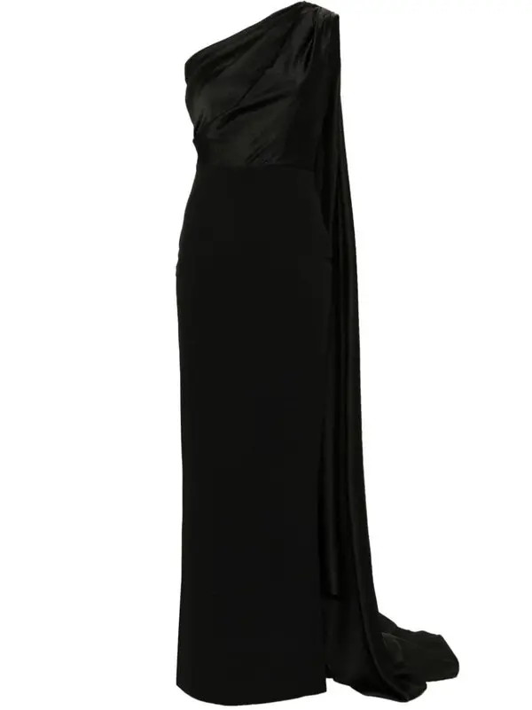 Solace London Yeva Gown - Black