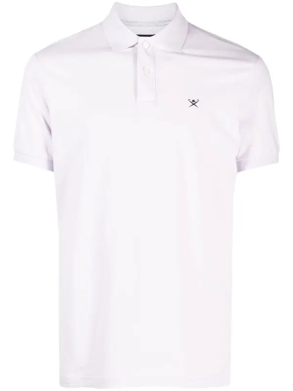 HACKETT LONDON Logo-embroidered Piqué Cotton Polo Shirt