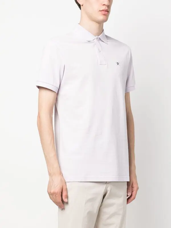 HACKETT LONDON Logo-embroidered Piqué Cotton Polo Shirt