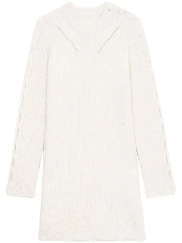 Zadig&Voltaire Alky Knitted Mini Dress