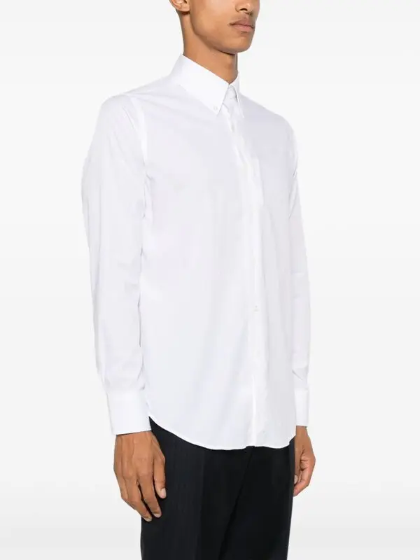 Canali Poplin Shirt - White