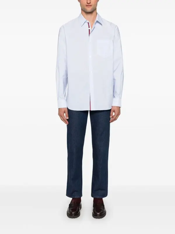 Gucci Striped Cotton Shirt - Blue