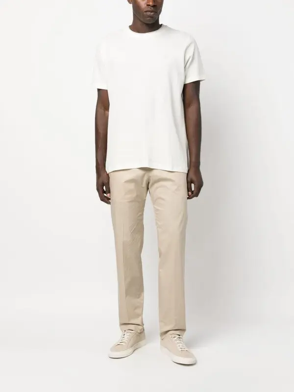 HACKETT Embroidered-logo Cotton T-shirt - White