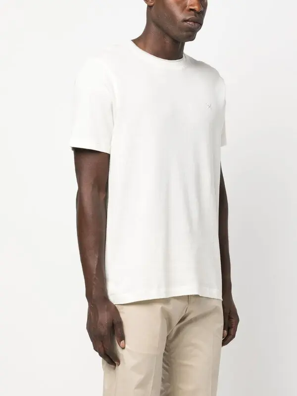 HACKETT Embroidered-logo Cotton T-shirt - White