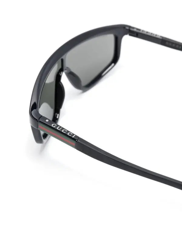 Gucci Shield-frame Sunglasses