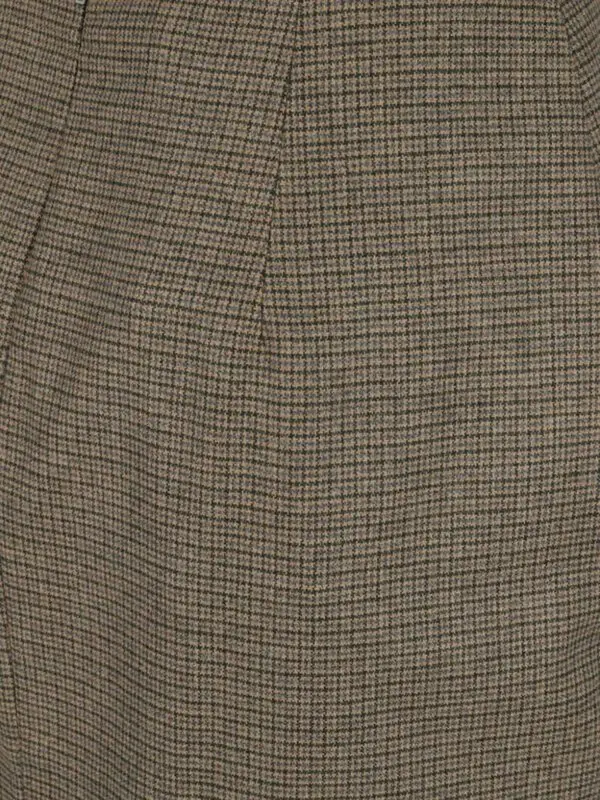 Pinko Checked Pencil Skirt