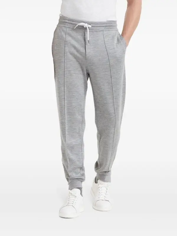 Brunello Cucinelli Pressed-crease Drawstring Trousers