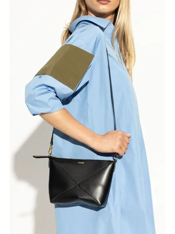 Loewe Puzzle Shoulder Bag - Black