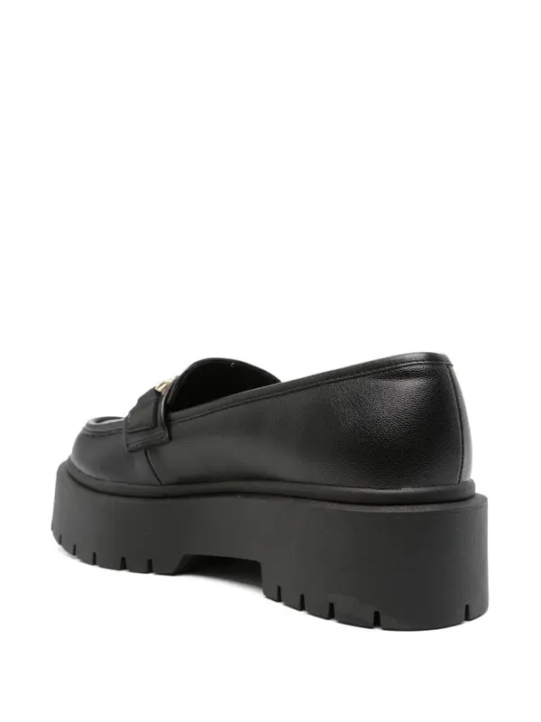 TWINSET 45mm Logo-buckle Leather Loafers