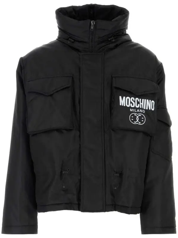 Moschino Print Padded Jacket