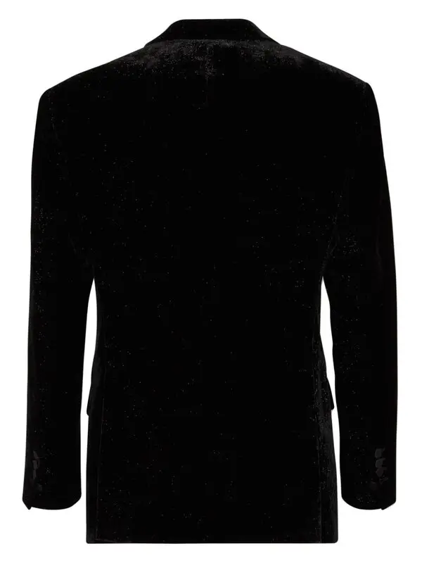 Dsquared2 Velvet Double-breasted Blazer