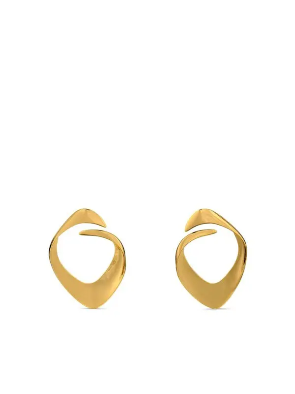 Cult Gaia Lola Hoop Earrings - Gold