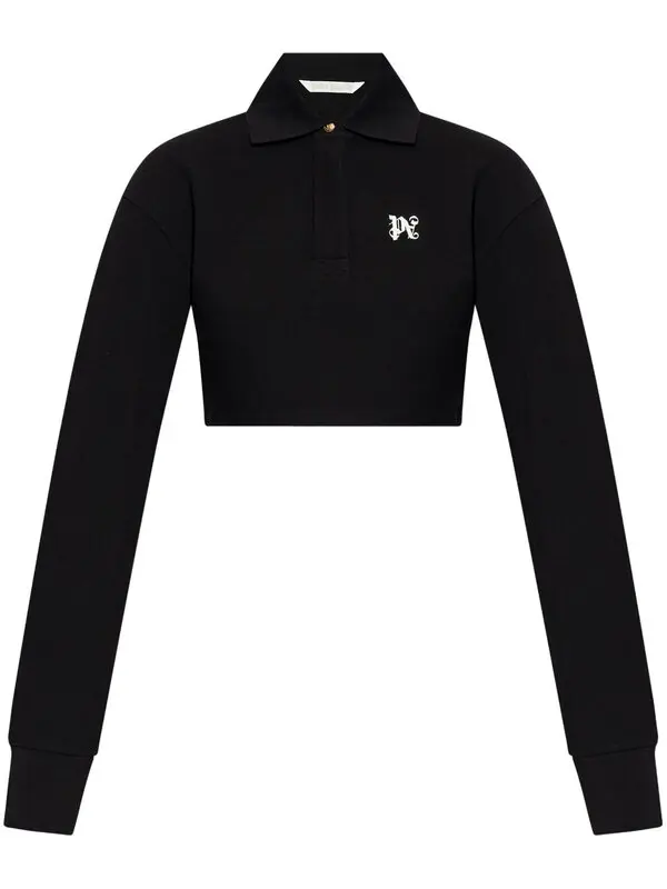 Palm Angels Monogram Polo Top