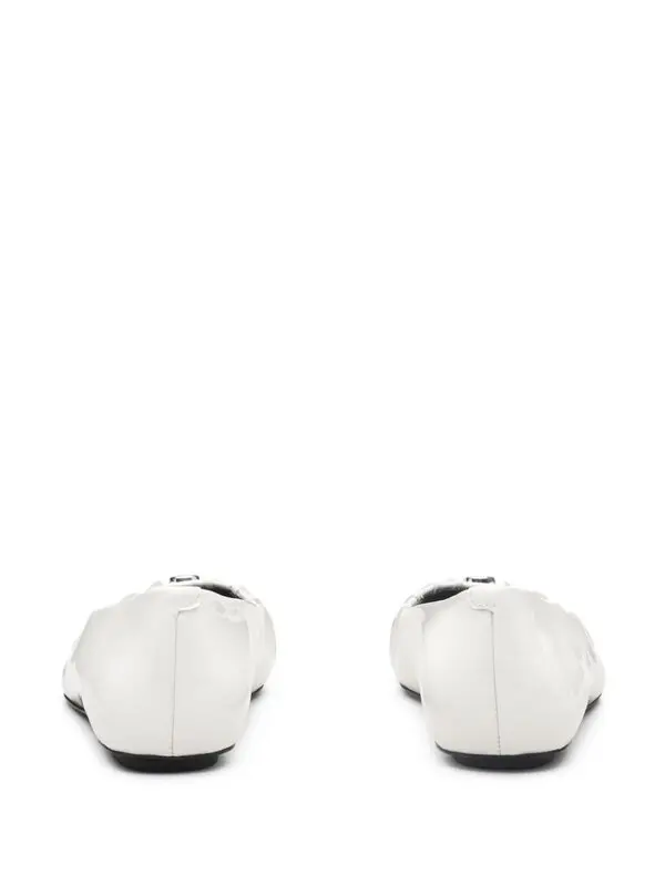 Marc Jacobs Ali Ballerina Flats - White