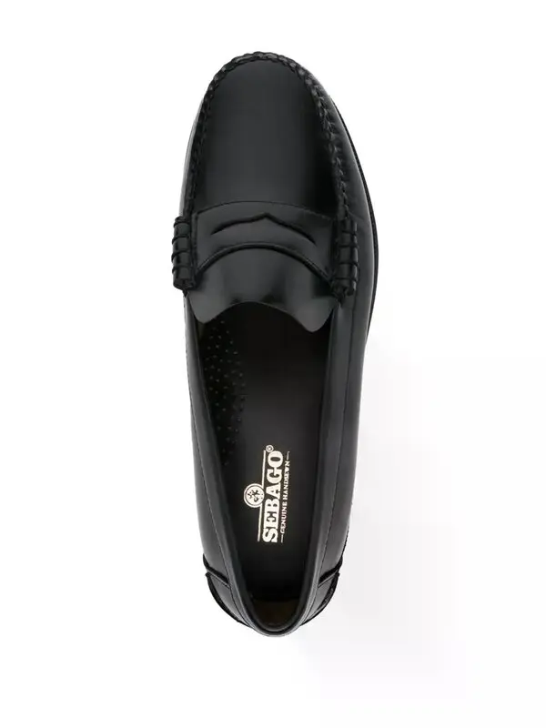 SEBAGO Penny-strap Loafers - Black