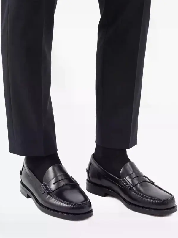 SEBAGO Penny-strap Loafers - Black