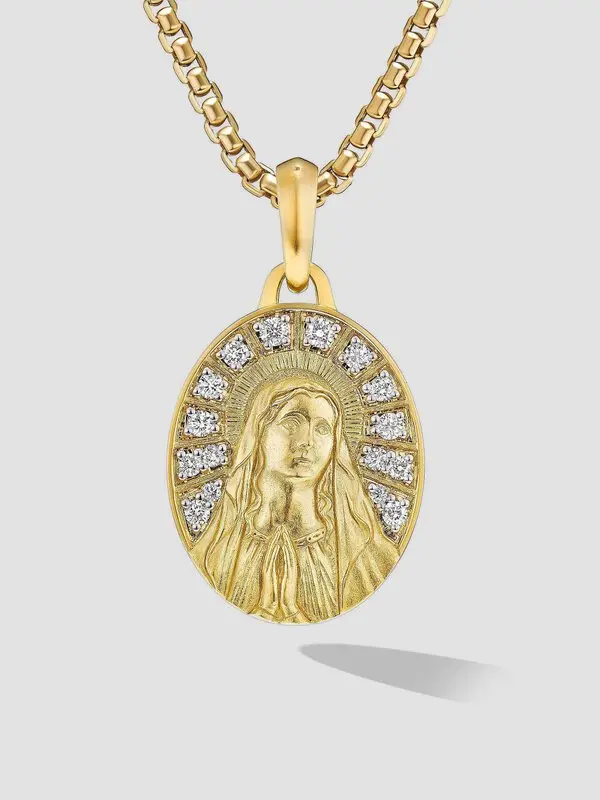 David Yurman Mary Amulet In 18k Yellow Gold