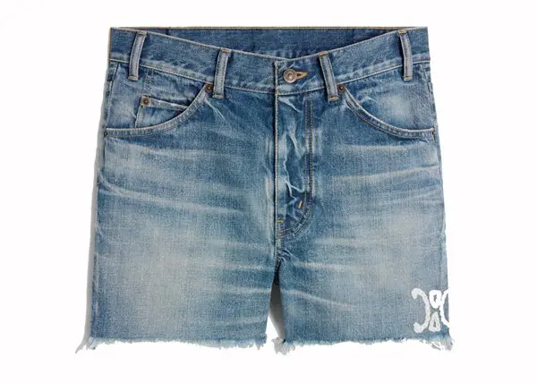 Celine Denim Skate Shorts