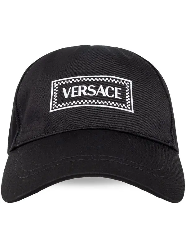 Versace Embroidered Logo Cap