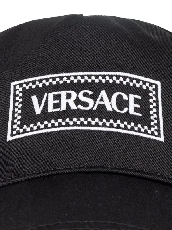 Versace Embroidered Logo Cap