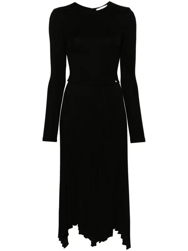 NISSA Logo-plaque Midi Dress