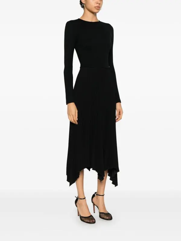 NISSA Logo-plaque Midi Dress