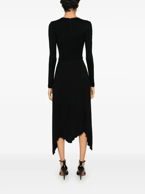 NISSA Logo-plaque Midi Dress