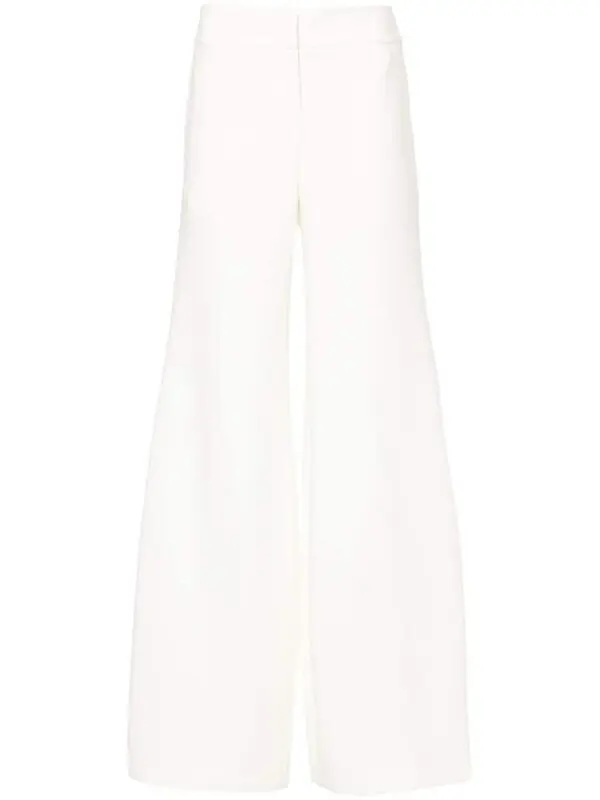 GENNY Wide-leg Trousers - Neutrals
