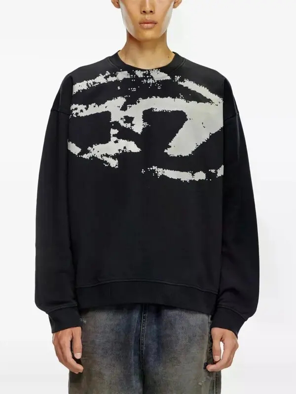 DIESEL® S-boxt-n5 Sweatshirt - Black