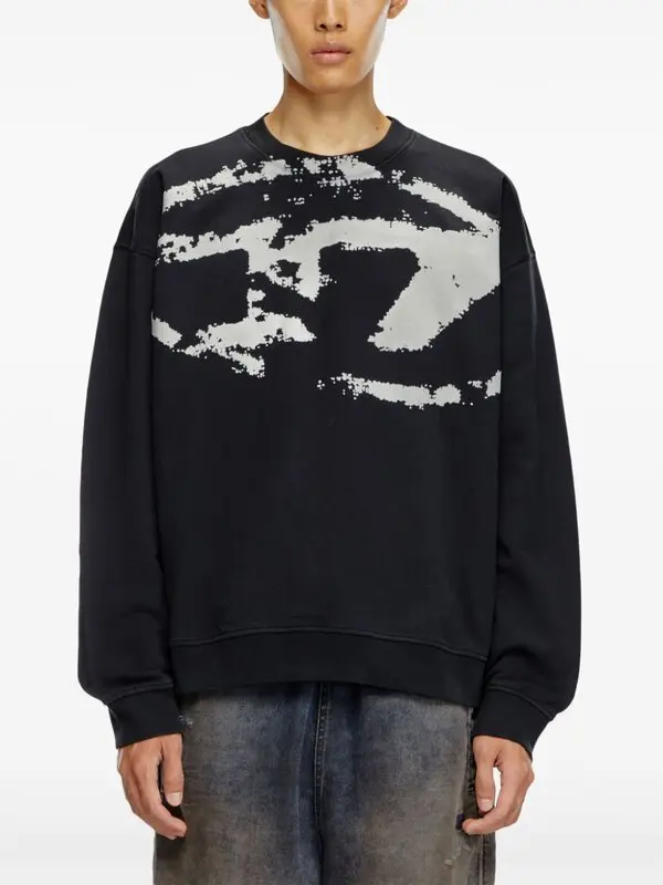 DIESEL® S-boxt-n5 Sweatshirt - Black