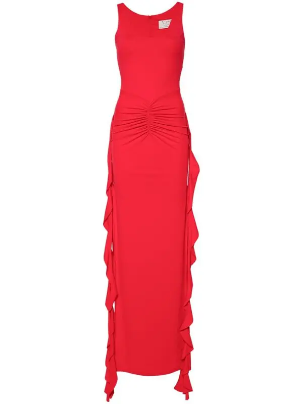 V:PM ATELIER Tacy Maxi Dress - Red