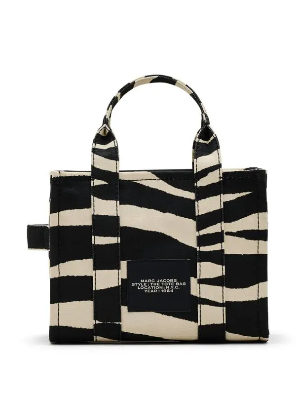Marc Jacobs Zebra-print Tote Bag - Black