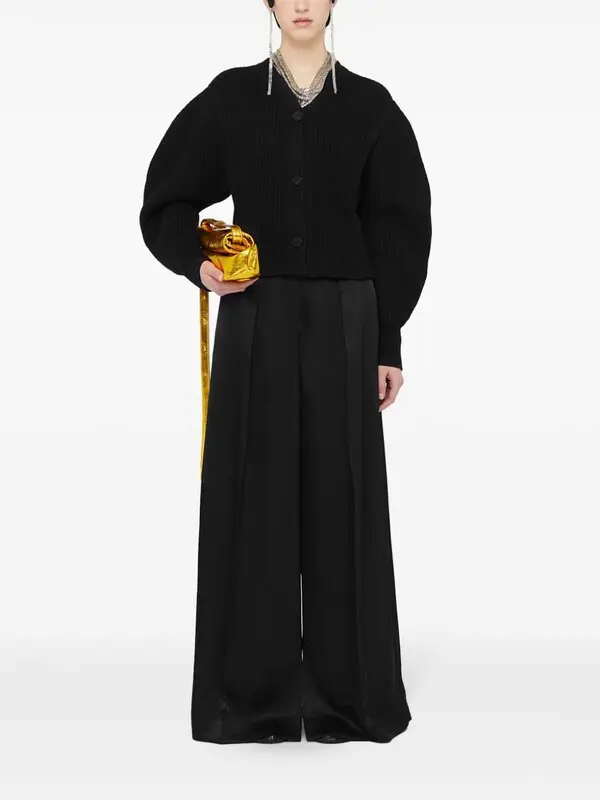 JIL SANDER Buttoned Cardigan - Black