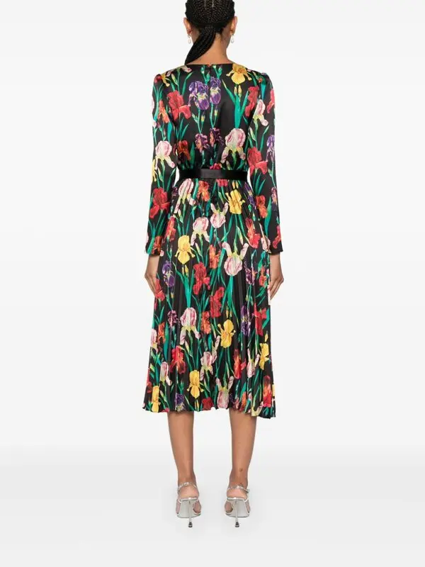 NISSA Floral-print Midi Dress